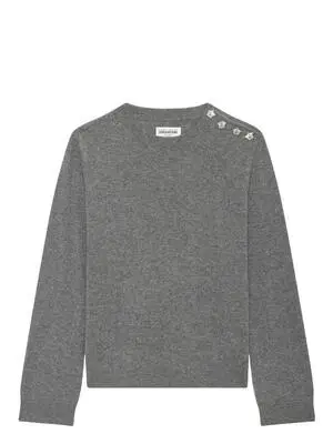 Zadig&Voltaire Cara Cashmere Sweater - Medium Grey