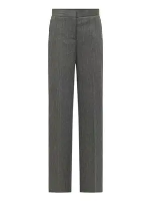 MSGM Straight-leg Tailored Trousers - Grey