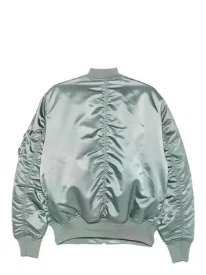 Alpha Industries Satin-finish Bomber Jacket - Blue