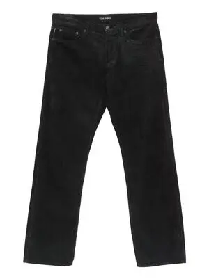 TOM FORD Corduroy Straight-leg Jeans - Grey