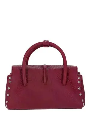ZANELLATO Baby Dotta Centauro Studded Leather Tote Bag - Pink