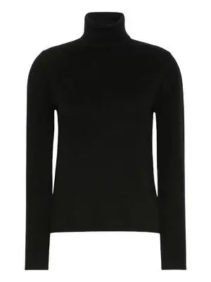 Max Mara Educata Roll Neck Jumper - Black