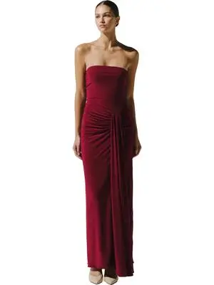 BAOBAB Dana Maxi Dress Cabernet
