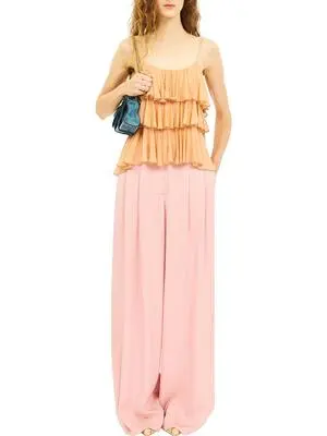 Ulla Johnson Freja Tiered Cami Top - Fawn