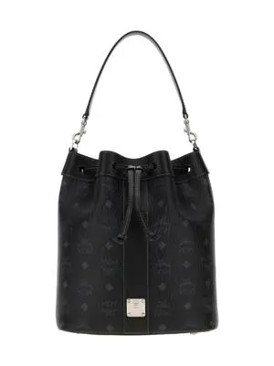 Mcm Canvas Dessau Mini Bucket Handbag - Printed