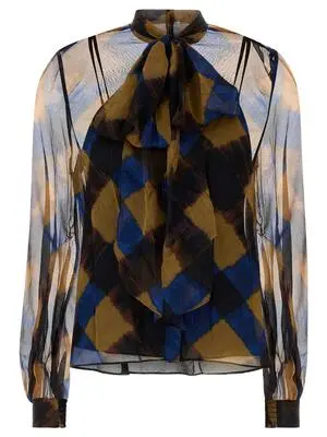 Diane Von Furstenberg Silk Garcelle Shirt - Printed