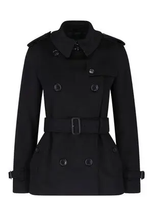 BURBERRY Burberry Women's Double-Breasted Belted Trench Coat