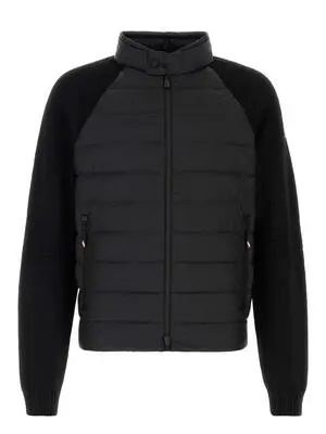 Moncler Wool-blend Jacket For - Black
