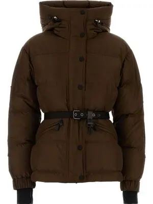Moncler Moncler Grenoble Salastrains Quilted Down Jacket Brown