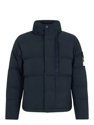 Stone Island Stone Island Padded Down Jacket With Logo Blue