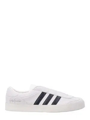 Y3 Gazelle Sneaker With Suede Upper And Contrasting 3-stripes - Beige