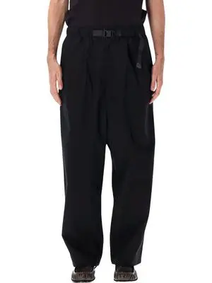Comme Des Garçons Belted Relaxed Fit Trousers - Nero