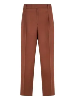 BOSS Pleated Trousers - Camel