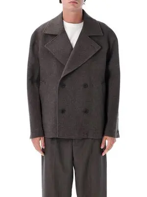 MFPEN Double-breasted Wool Coat - Ash Brown