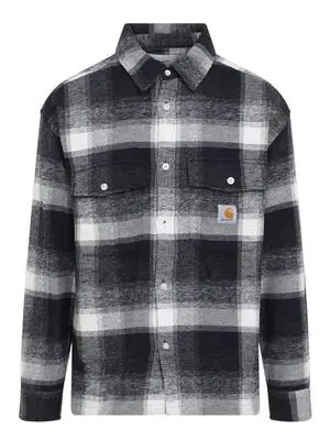 Carhartt Work In Progress Long Sleeve Esterson Shirt - Blue