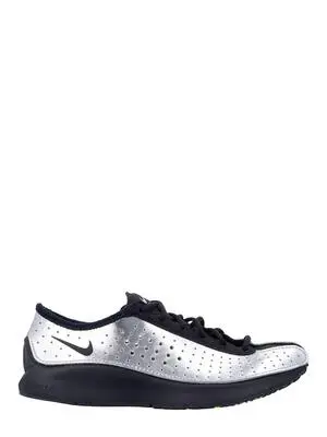 Nike Nike Air Superfly Women's Perforated Leather Running-Inspired Sneakers Metallic Silver