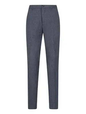 Incotex Tailored Wool Trousers - Grey
