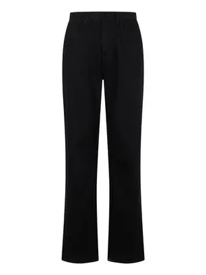 Gucci Straight Jeans In Cotton Denim With High Waist - Black