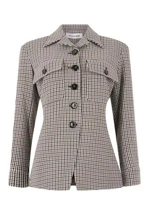 VERONICA BEARD Veronica Beard Twill Jacket With French Collar