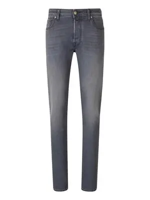 JACOB COHЁN Cotton Jeans - Grey