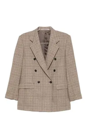 Tagliatore Wool Blend Double-breasted Jacket - Beige