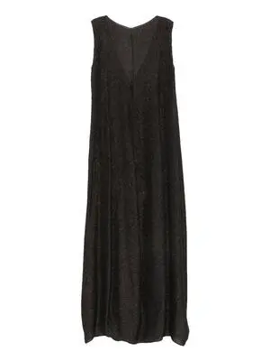 CORTANA Anhelo Silk Long Dress - Brown
