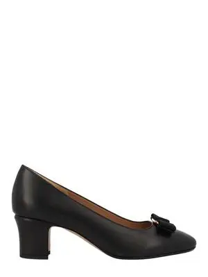 FERRAGAMO Décolleté "vara" Con Tacco - Black
