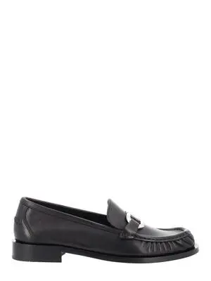 FERRAGAMO Mocassino Con Dettaglio "gancini - Black