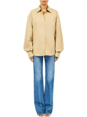 Ulla Johnson Laia Cotton Blouse - Sand Sand