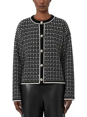 Max Mara Smmamico Cashmere Wool Cardigan - Black