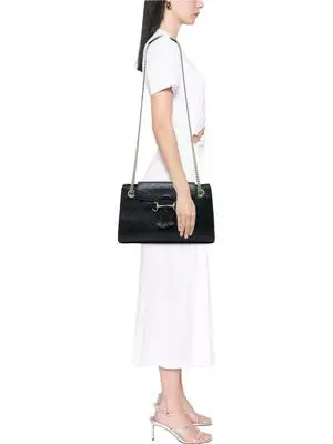 Gucci 2016-2026 Large Guccissima Emily Shoulder Bag - Black
