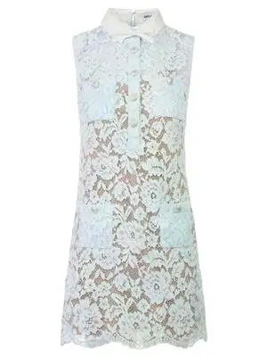 SELF-PORTRAIT Floral-lace Mini Dress