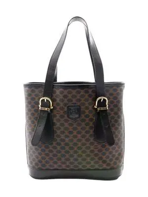 Celine 1990-2000 Macadam Tote Bag - Black