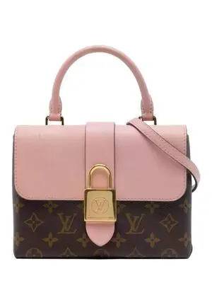LOUIS VUITTON 2018 Monogram Locky Bb Satchel - Brown