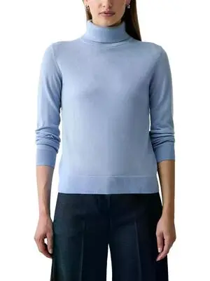 Gant Roll-neck Sweater - Purple