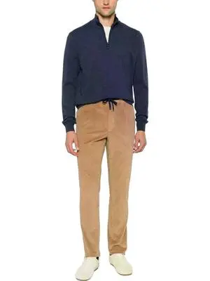 DRUMOHR Corduroy Drawstring Trousers - Neutrals