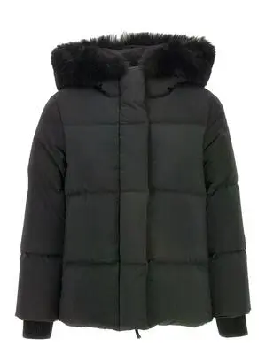 RRD Fly Tubic 18 Faux-fur Trim Down Jacket - Black