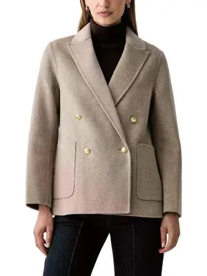 Gant Double-breasted Peak-lapels Blazer - Neutrals