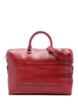 LOUIS VUITTON 2015 Epi Porte Documents Jour Business Bag - Red