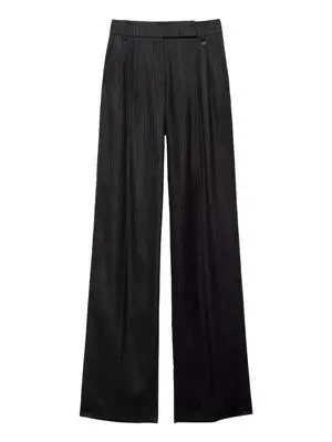 ANIYE BY Pinstripe-pattern Trousers - Black