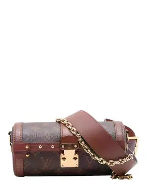 LOUIS VUITTON 2021-2026 Monogram Papillon Trunk Satchel - Brown