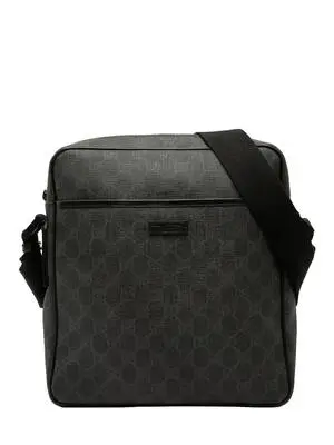 Gucci 2000-2015 Gg Supreme Crossbody Bag - Black