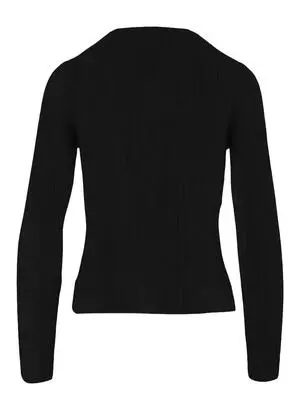 Arch4 Ribbed-knit Cardigan - Black