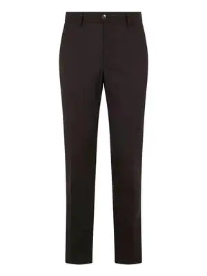 SLOWEAR Straight-leg Chino Trousers - Brown