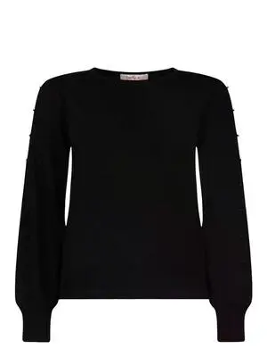 Derhy Nanouk Puff-sleeve Sweater - Black