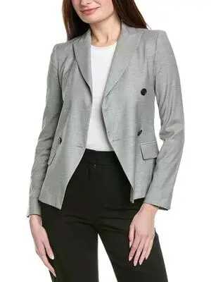 Eleventy Double-breasted Blazer - Grey