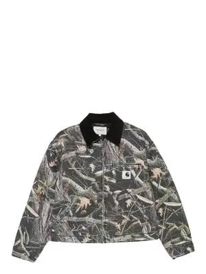 Carhartt Work In Progress Og Detroit Camo-pattern Jacket Black