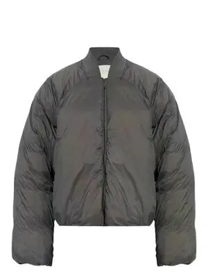 RETHINKIT STUDIOS Insulated Logo-print Bomber Jacket - Grey