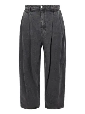 HED MAYNER Pleated Wide-leg Jeans