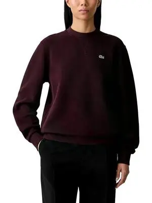 Lacoste Logo-patch Sweatshirt - Red